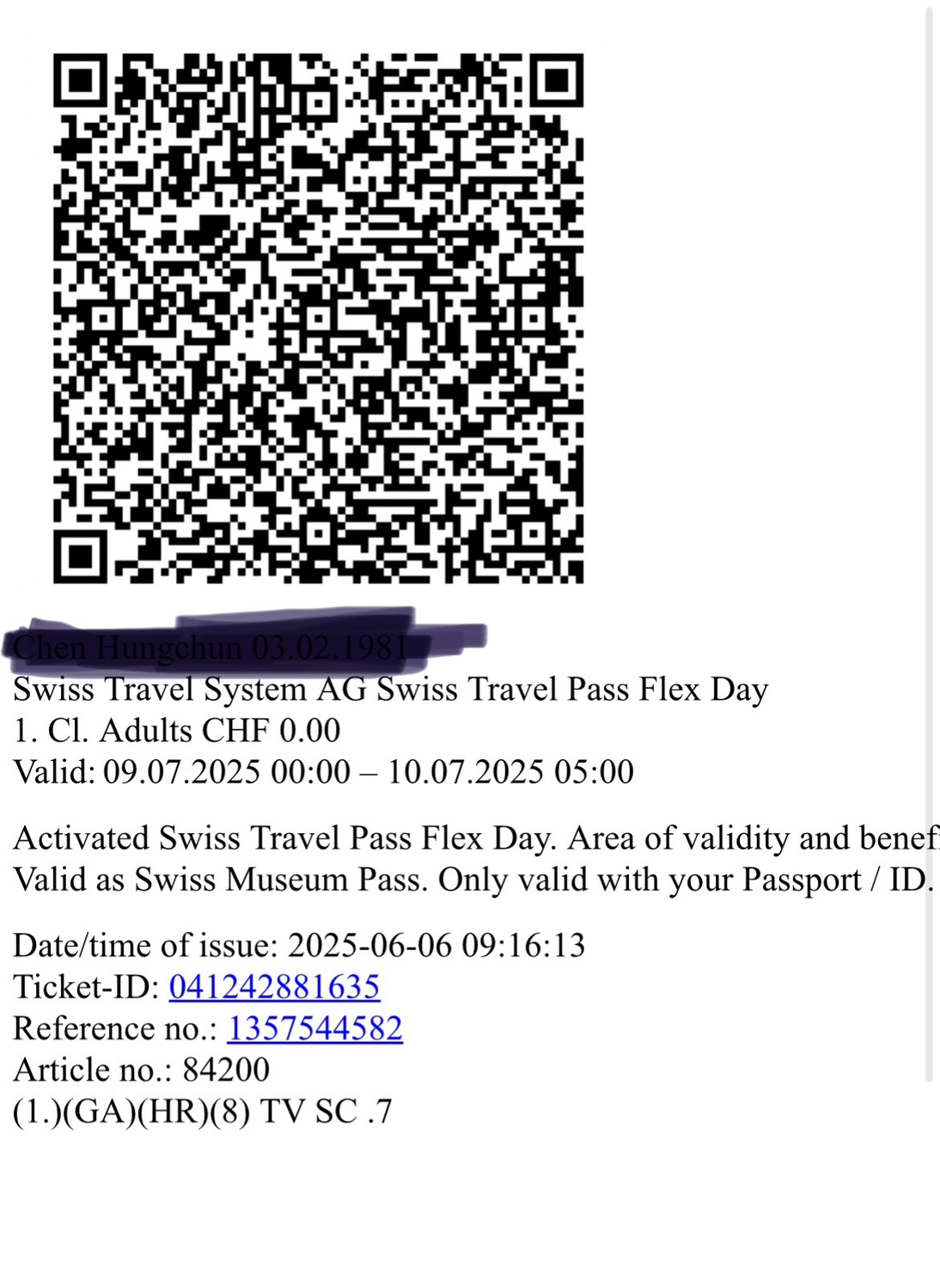 買好的 Swiss Travel Pass 需要列印出來嗎？要訂位嗎？會驗票嗎？換護照有差嗎？ @瑞士旅行狂